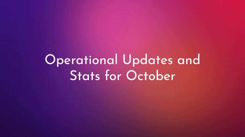 Operational updates and monthly statistics: October 2023 edition ...