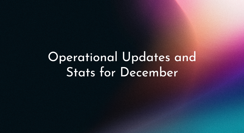 Operational updates and monthly statistics: December 2023 edition ...
