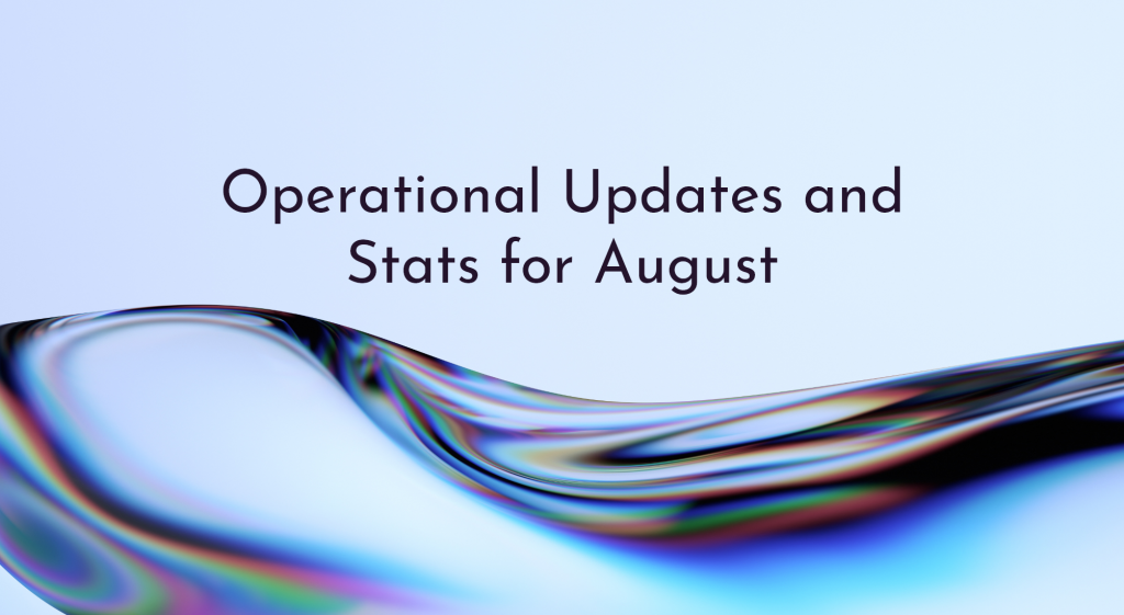 Operational updates and monthly statistics: August 2024 | VIAINVEST blog