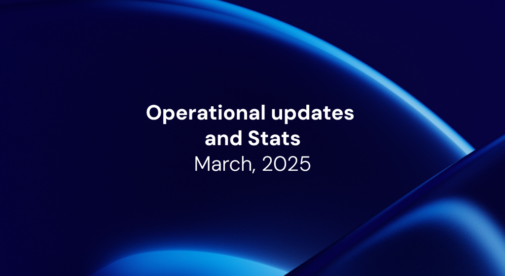 Operational updates and monthly statistics: march 2025 | VIAINVEST blog